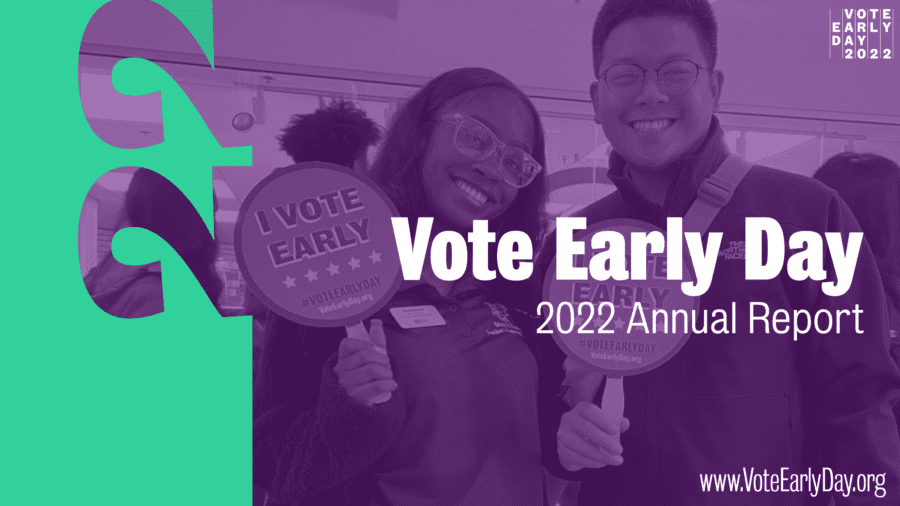 Vote Early Day 2022 Report Toolkit